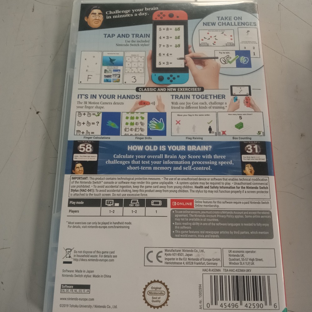 Brain Training Switch Game - Own4Less